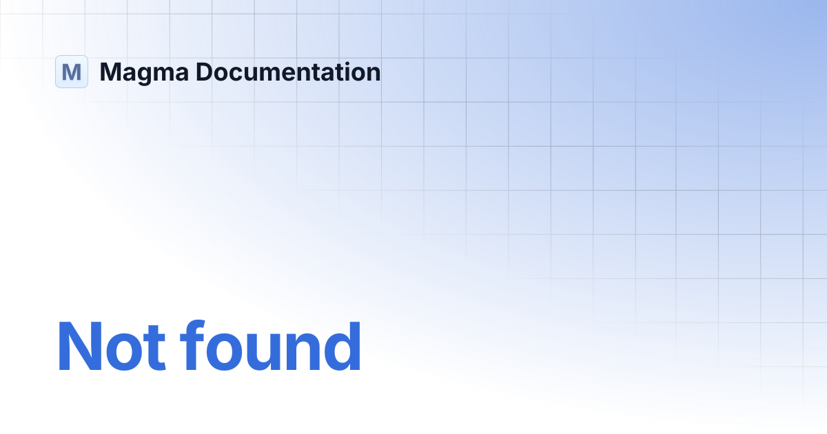 Tokens | Magma - Documentation